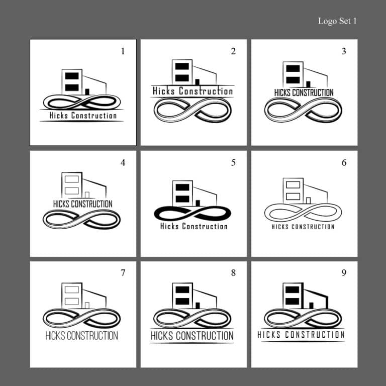 The Most Modern Construction Company Logo for Contractors