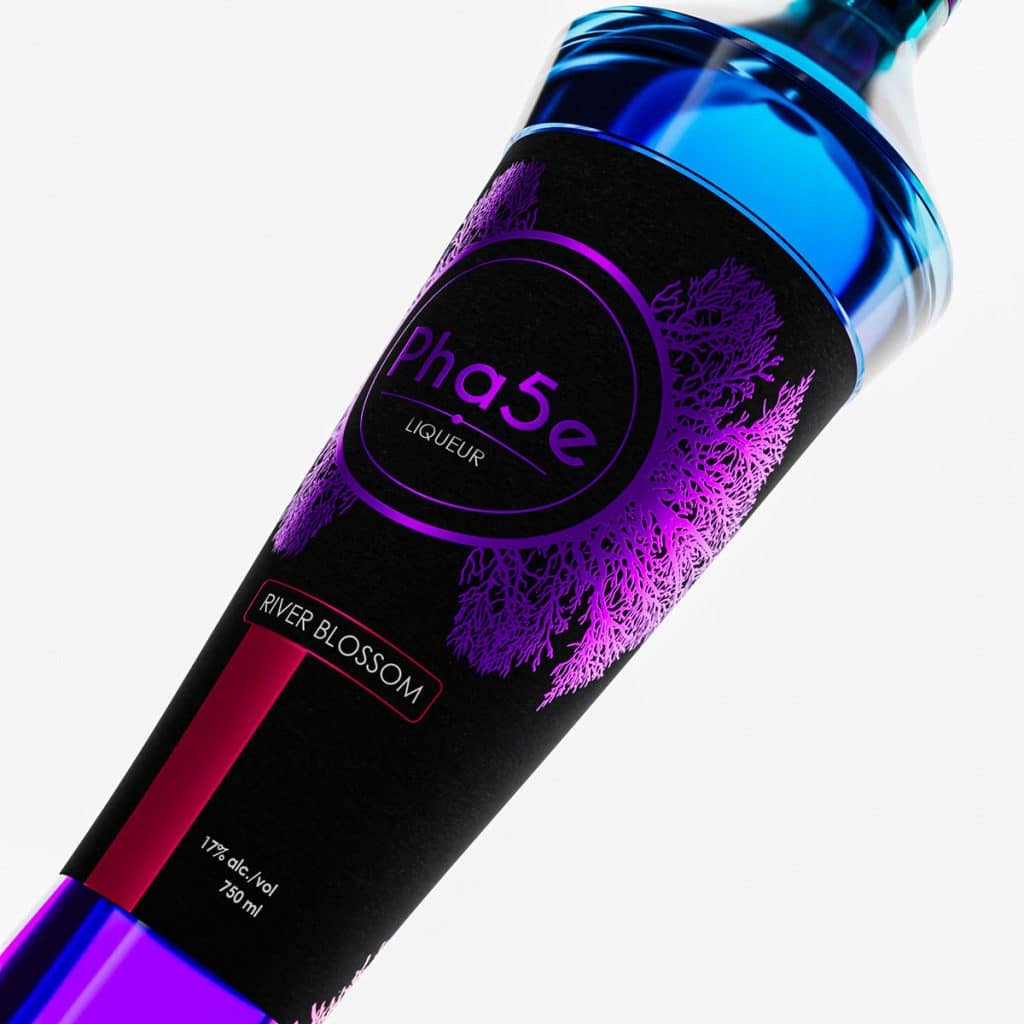Alcohol Beverage Branding Agency: Pha5e Liquor Brand Design