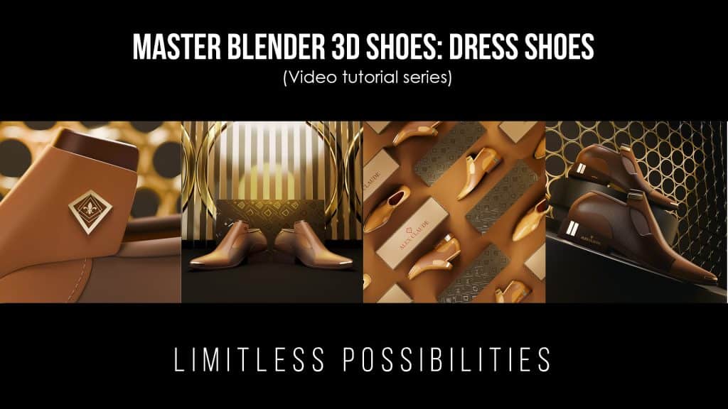 How to Make the Best Dress Shoes (Blender 3D Shoes Tutorial)