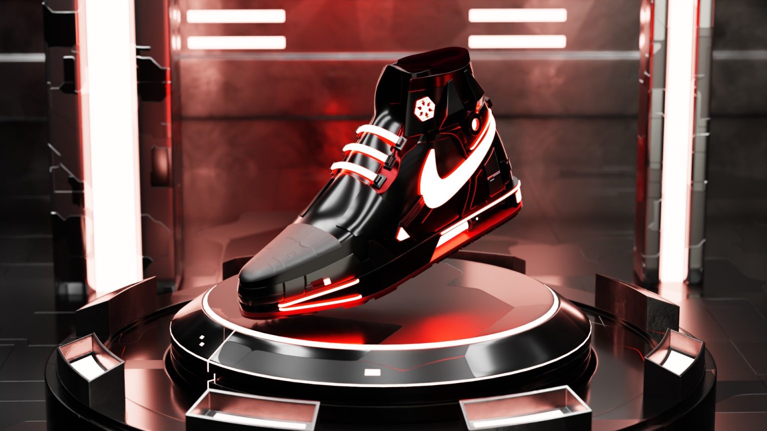 How I Made the ULTIMATE Futuristic Shoe: Star Wars Nike Design